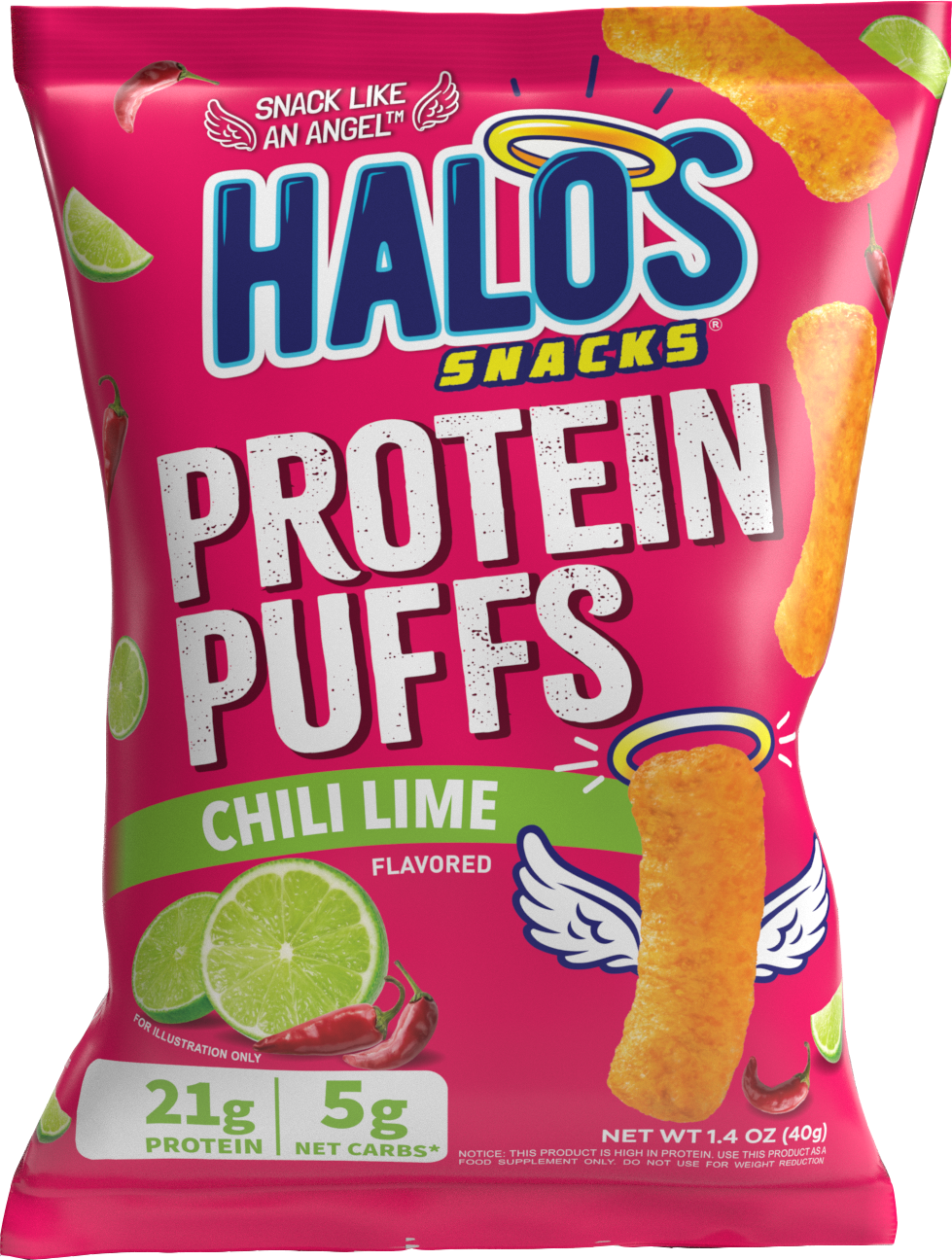 Chili Lime Protein Puffs – Halos Snacks